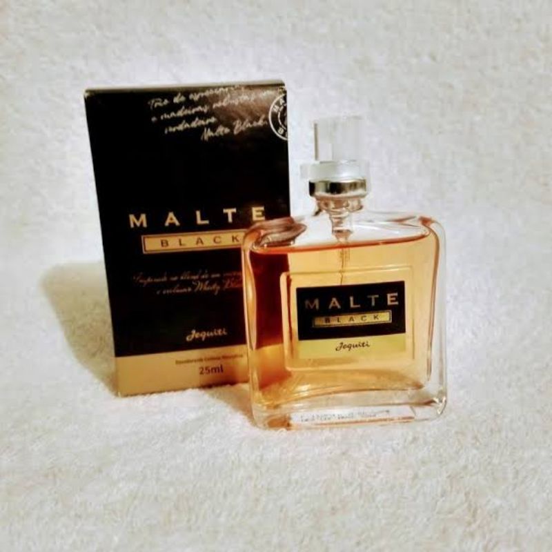 Colônia Malte Black 25ML | Shopee Brasil
