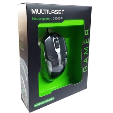 Mouse Gamer 2400DPI Preto e Grafite MO269 - RS07 | Shopee Brasil