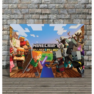 Placa Decorativa Minecraft 28x20cm MDF Diversos Modelos | Shopee Brasil