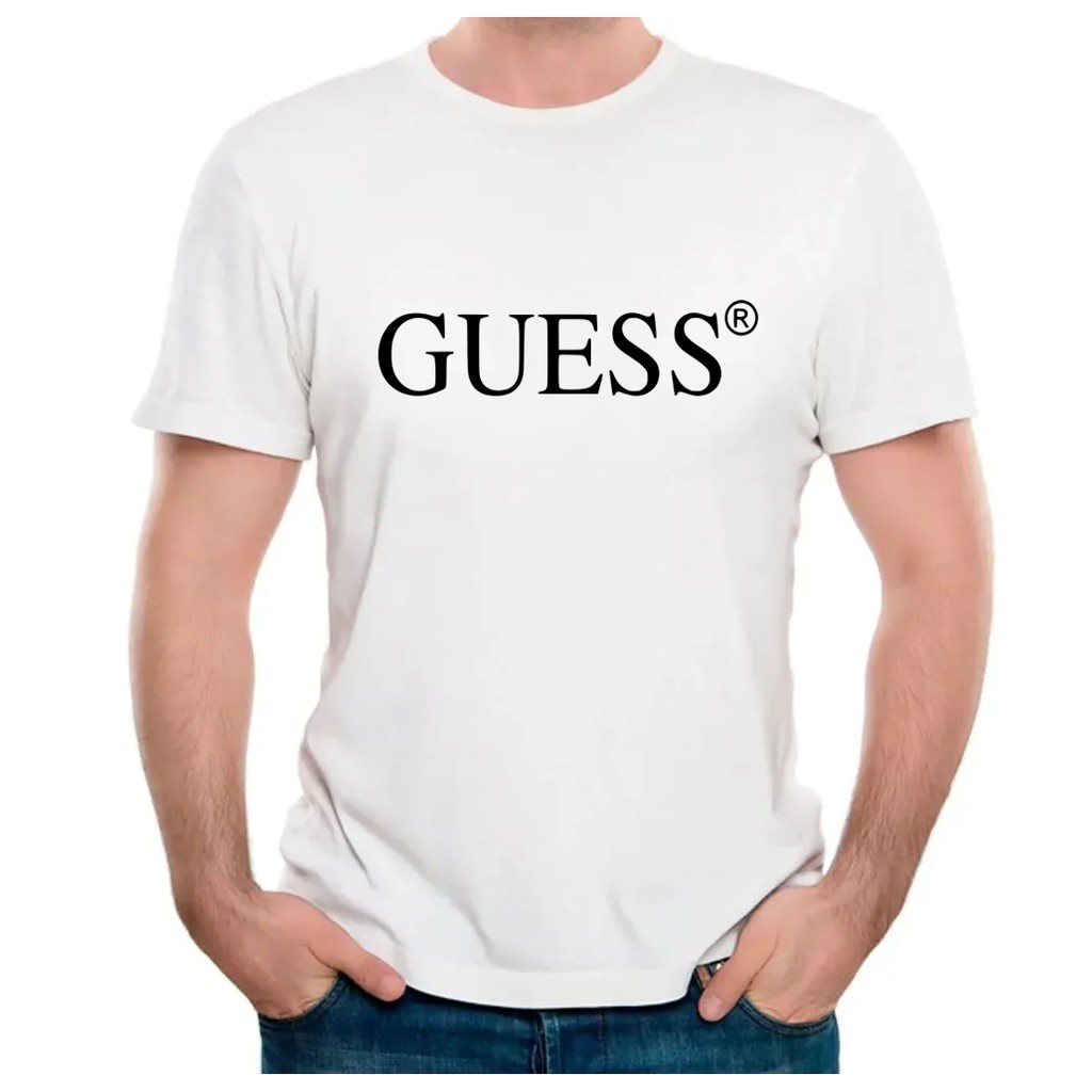 CAMISA MASCULINA GUESS LOGO THUG LIFE GEEK SWAG | Shopee Brasil