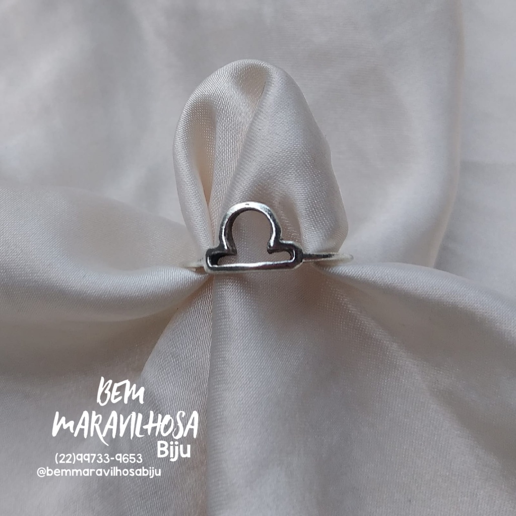 Anel Signo - Libra | Shopee Brasil