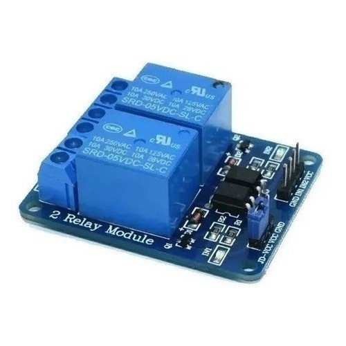Módulo Relé 2 Canais 5v Low Level Optoacoplado - Arduino | BeeCost