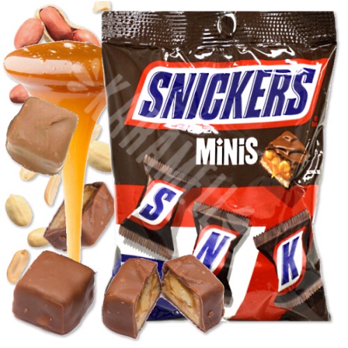 Chocolate Snickers Minis - Snickers - Importado EUA | Shopee Brasil