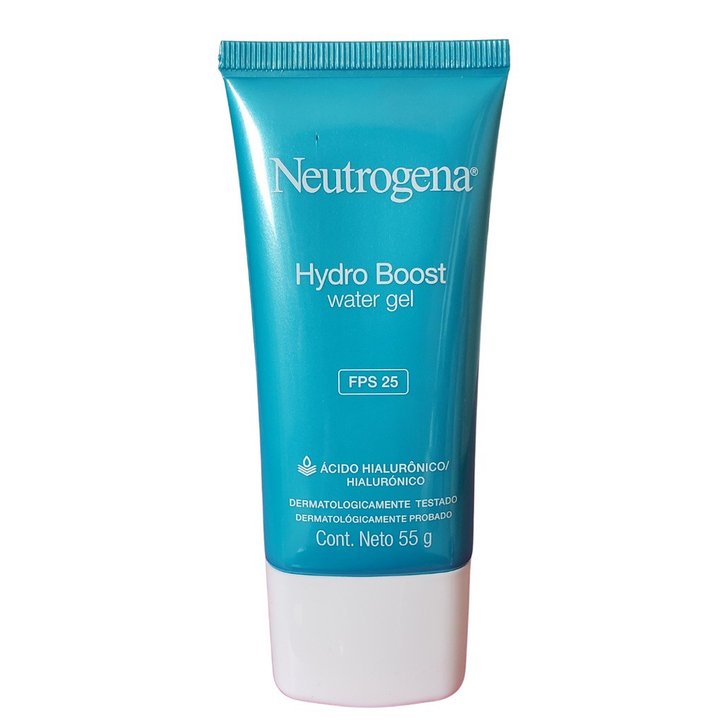 Hidratante Facial Neutrogena Hydro Boost Water Gel com Filtro Solar FPS 25 55g | Shopee Brasil