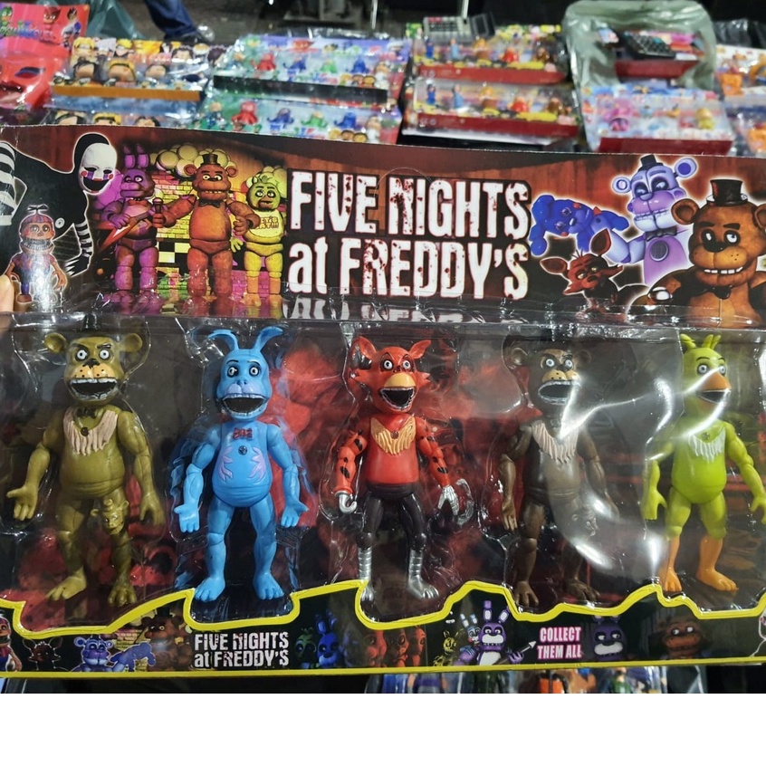 Kit Bonecos Animatronics Five Nights Freddy's | Shopee Brasil