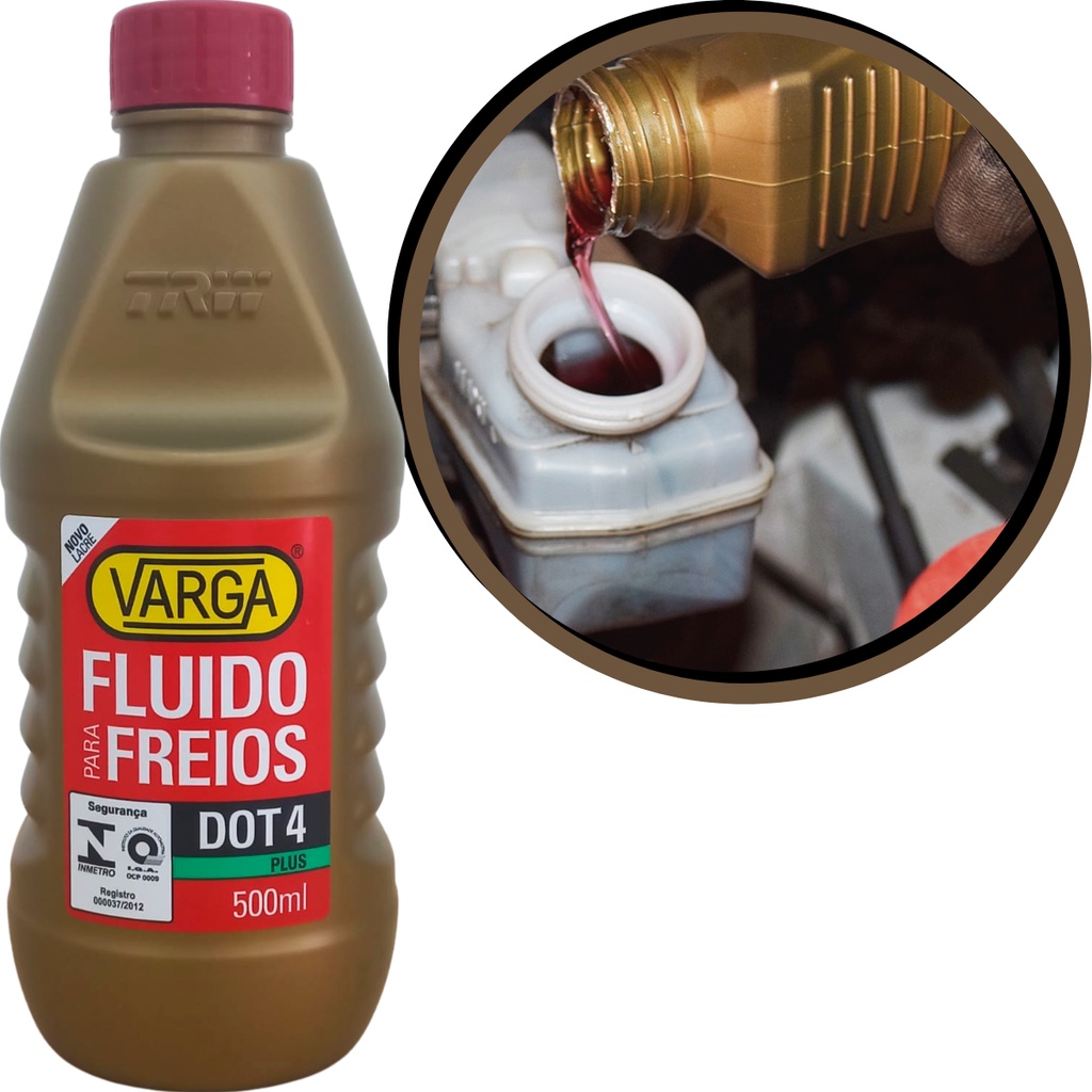 Fluido de Freio Varga Original Dot4 TRW Dot 4 Plus 500ml | Shopee Brasil