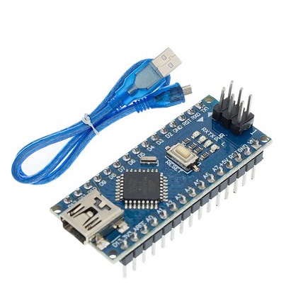 Arduino Nano V3 Ch340 + Cabo Usb Atmega328P | Shopee Brasil
