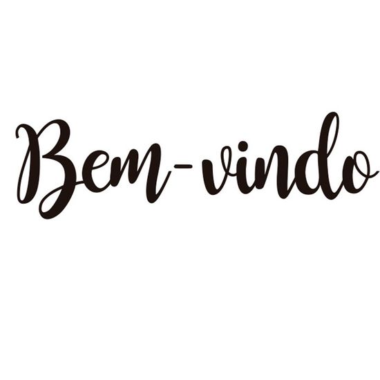 Lettering Transfer para Balão Bem Vindo Branco G 32X28 cm | Shopee Brasil
