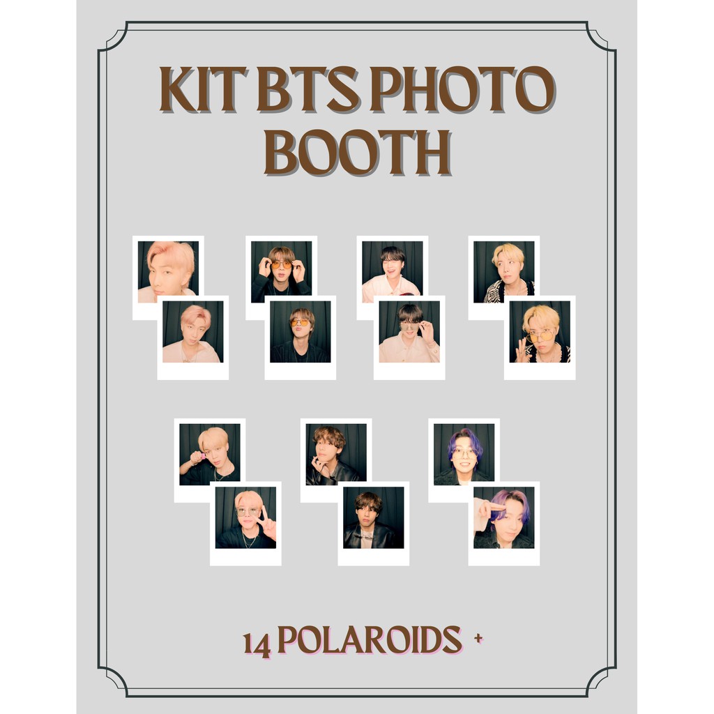 Kit Polaroid BTS Photo Booth | Shopee Brasil