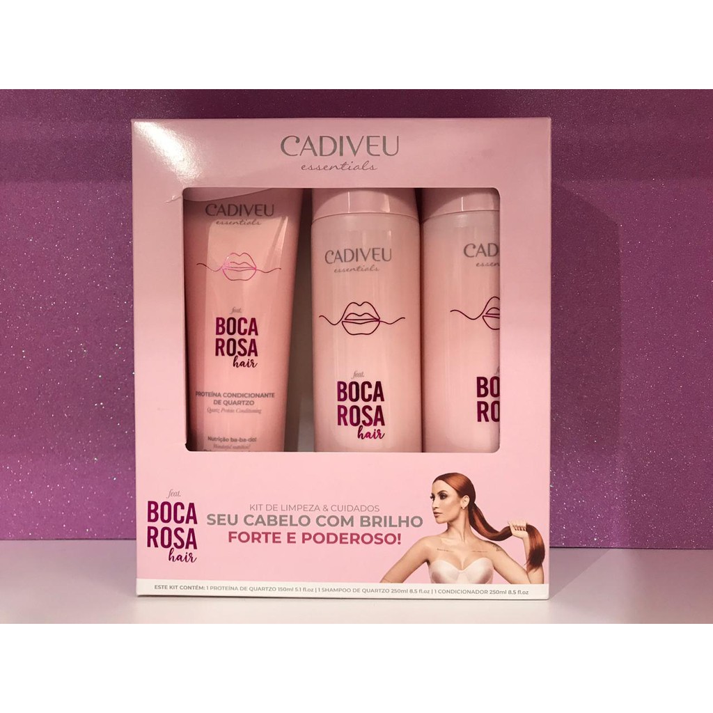 Kit Cadiveu Professional Boca Rosa Hair | Shopee Brasil