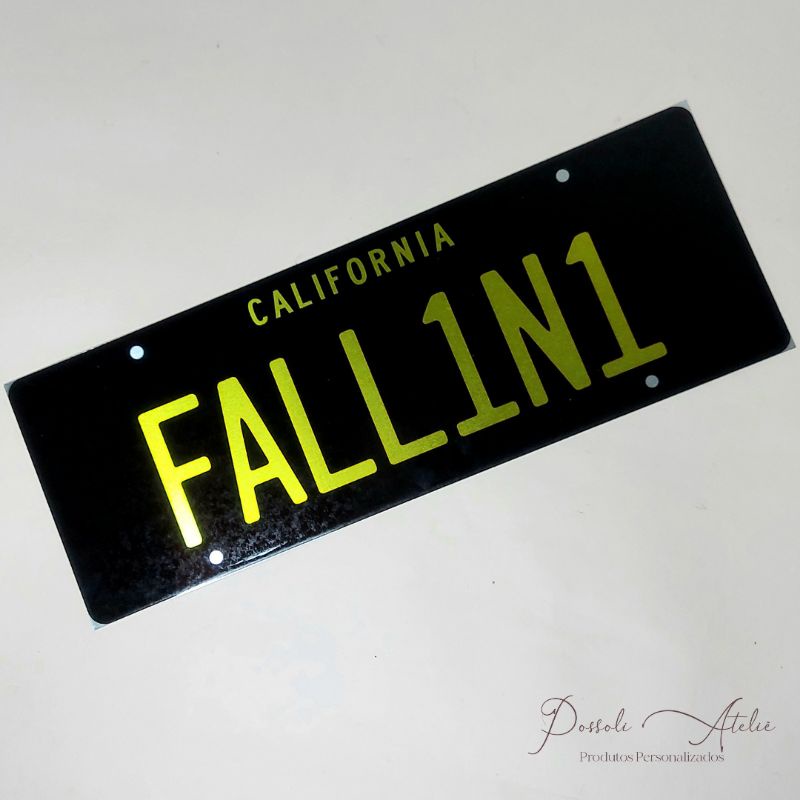 Plaquinha de carro FALL1N1 | Shopee Brasil