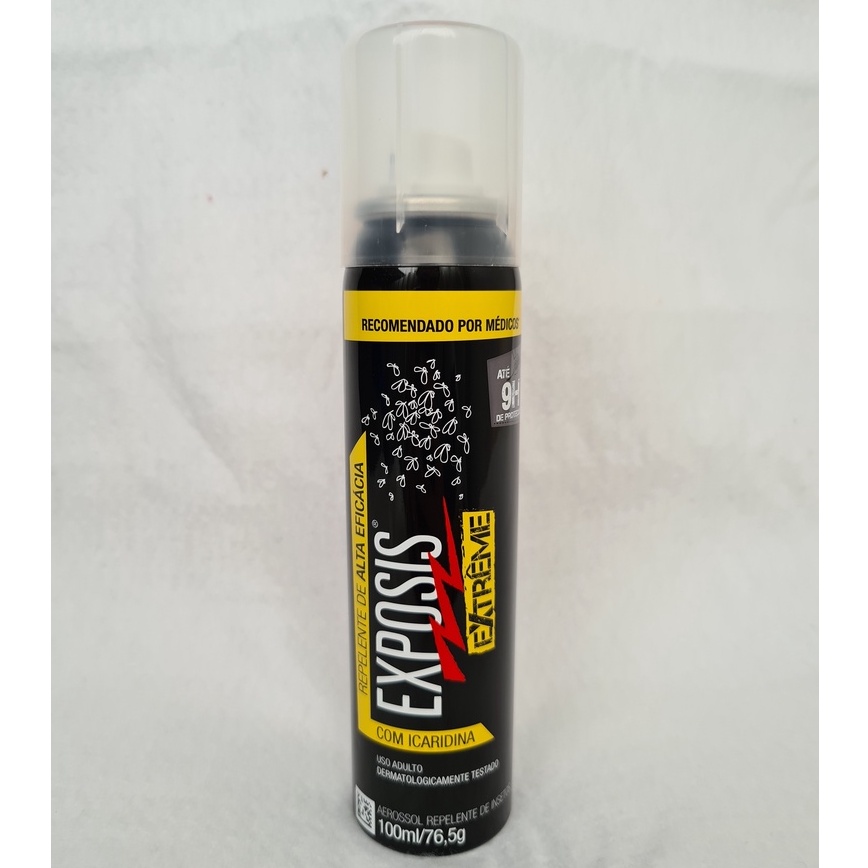Repelente Exposis Extreme Aerossol com Icaridina 100ml | Shopee Brasil
