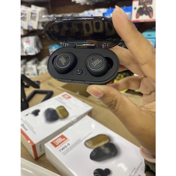 Fone de ouvido JBL TWS-5 Bluetooth Sem fio headfone headset Preto ...