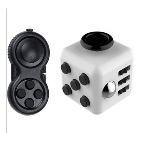 Kit Fidget Cube Dado +Controle Pad Toy Brinquedo Anti-stress ...