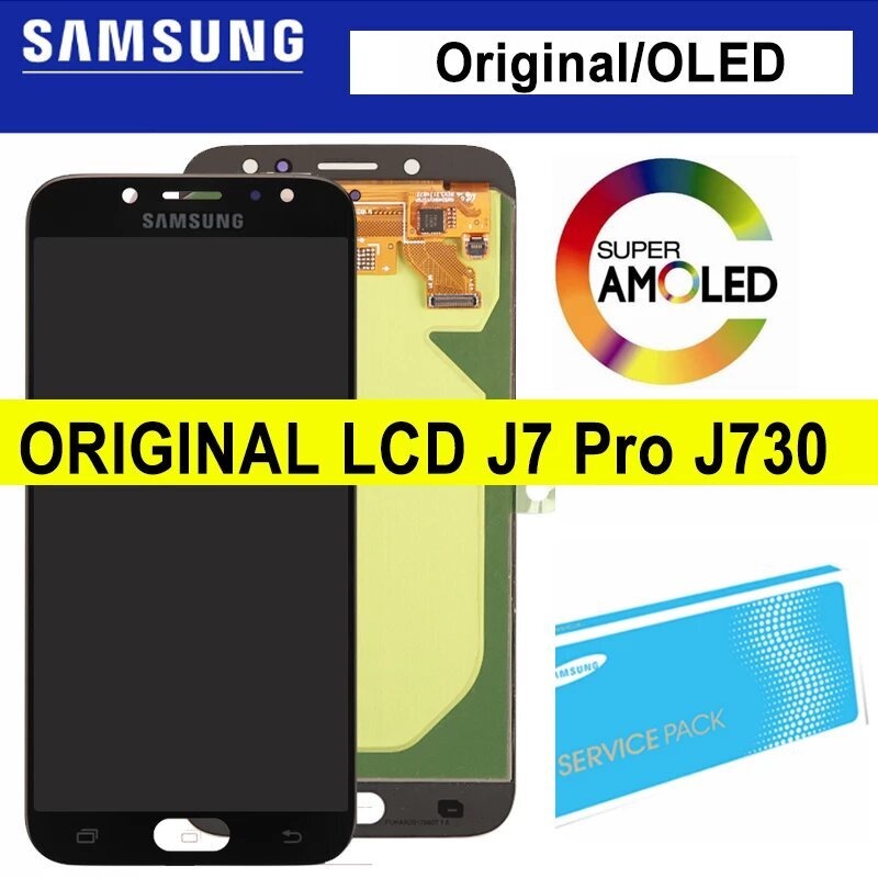 Tela Frontal Display Lcd Touch Galaxy J7 Pro J730 Original Oled | Shopee Brasil