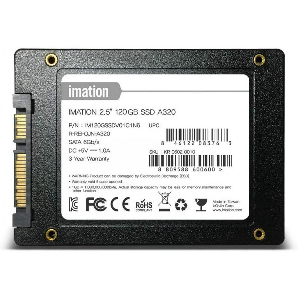 SSD IMATION 2.5 SATA - A320 SSD GB120 | Shopee Brasil