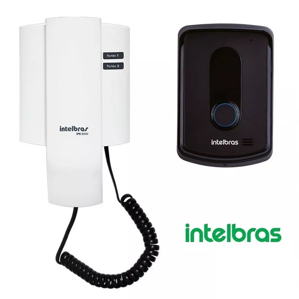 Porteiro Eletrônico Intelbras Ipr 8010 Interfone Residencial Campainha ...