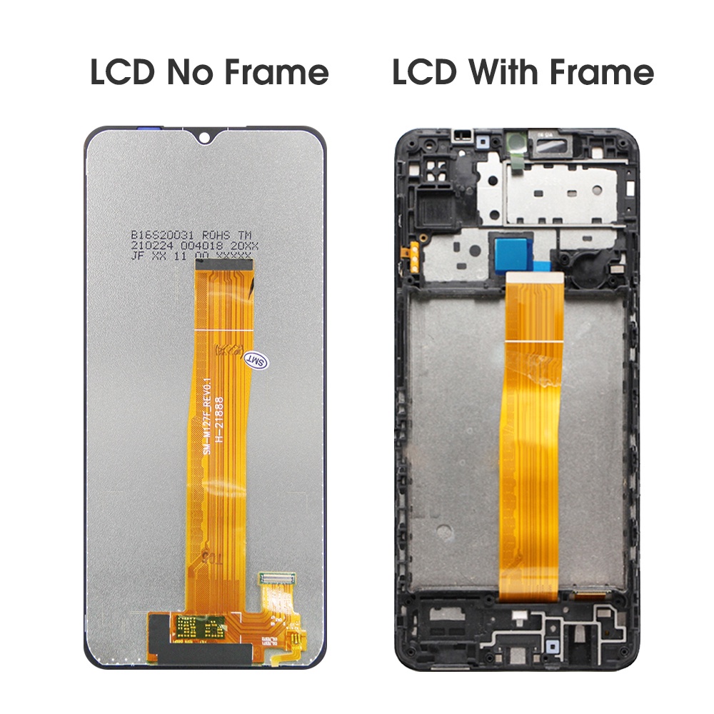 Tela Touch Frontal Display Samsung M12 M127 SM-M127FN/DS M127F Com Aro ...