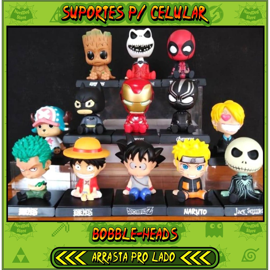 Suportes de Celular - NerdDog Store Naruto Marvel One Piece Dc Demon ...