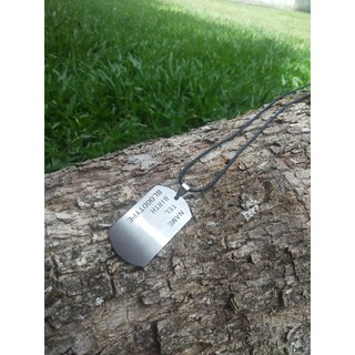 Corrente Militar Placa Identificação Exercito Aço Inox Colar | Shopee ...