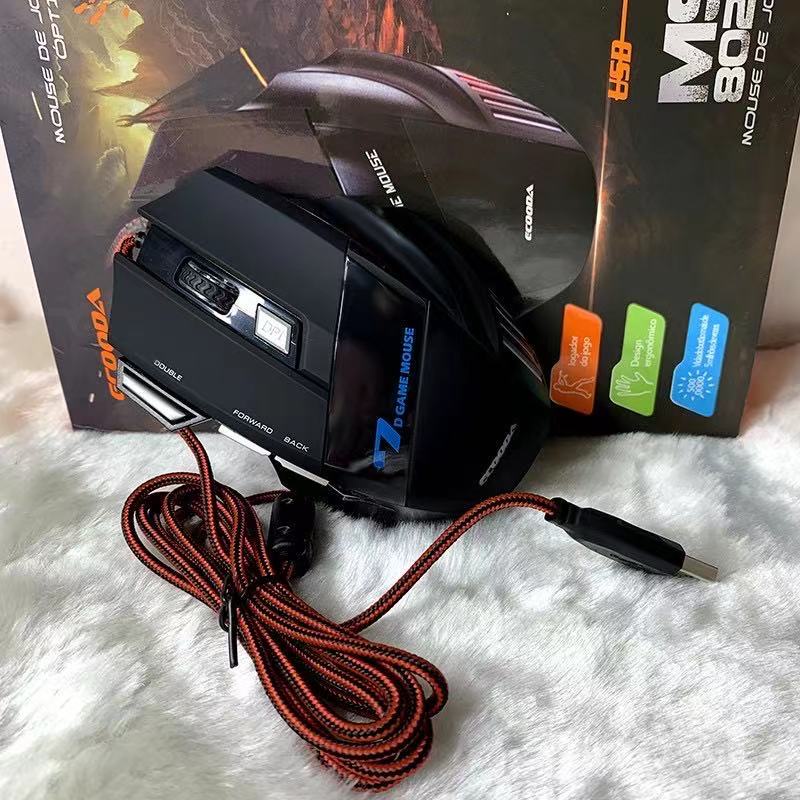 Mouse Gamer aoas k90 led ergonomico 3200dpi 1.8mts cable Rgd | Shopee ...