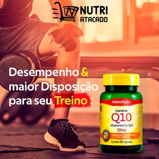 Coenzima Q10 50mg com 60 Capsulas Maxinutri | Shopee Brasil