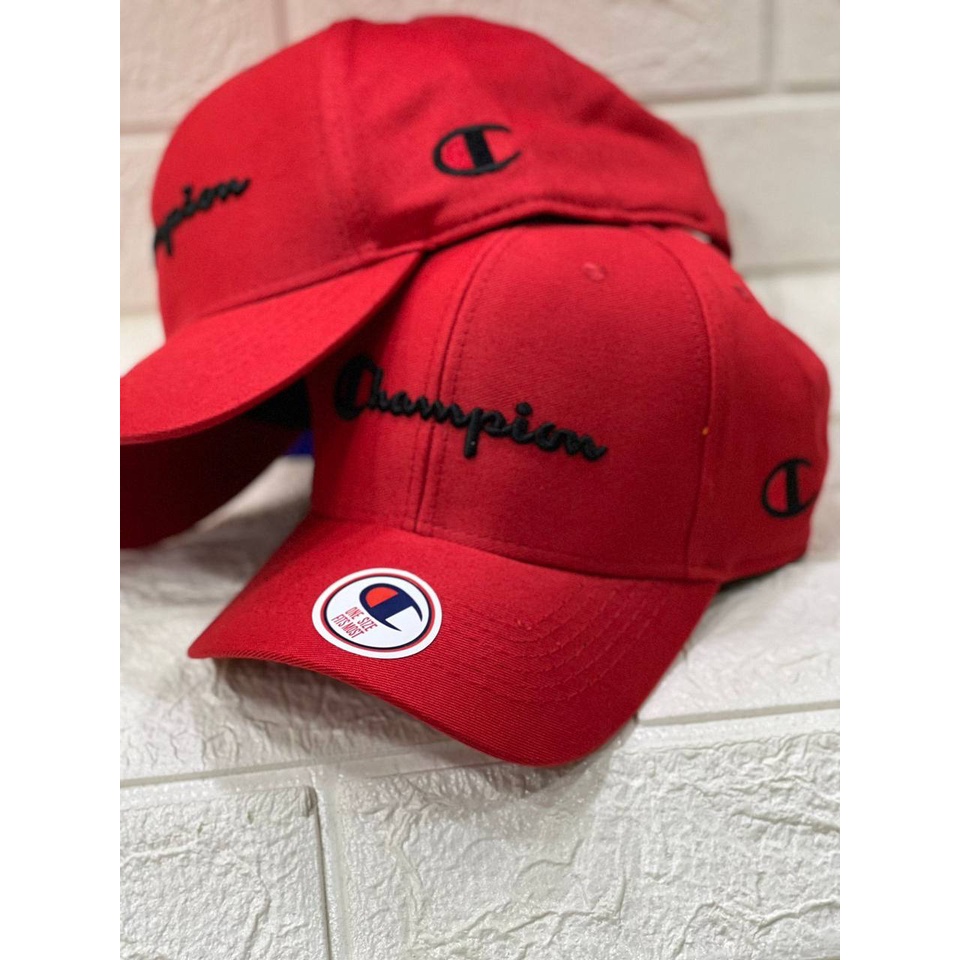 Bone Champion Aba Curva Strapback Classic | Shopee Brasil
