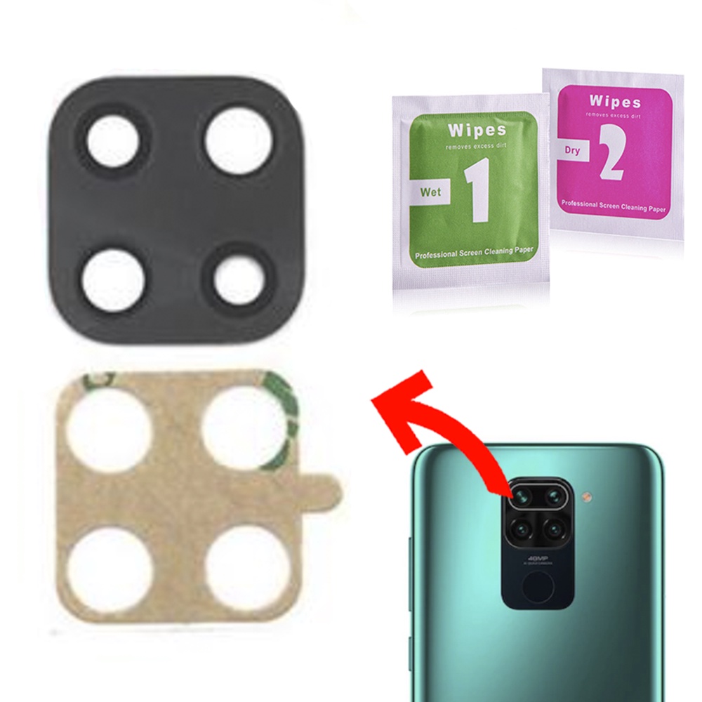 Lente Vidro Camera Traseira Xiaomi Redmi Note 9s Note 9 / Vidrinho ...