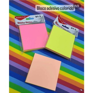 Post it kit com várias cores e vários tamanhos | Shopee Brasil