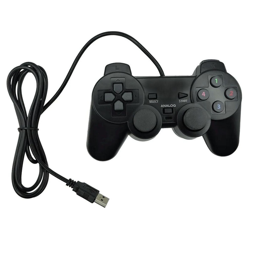 Controle Joystick Usb, com designer ps2 | Shopee Brasil