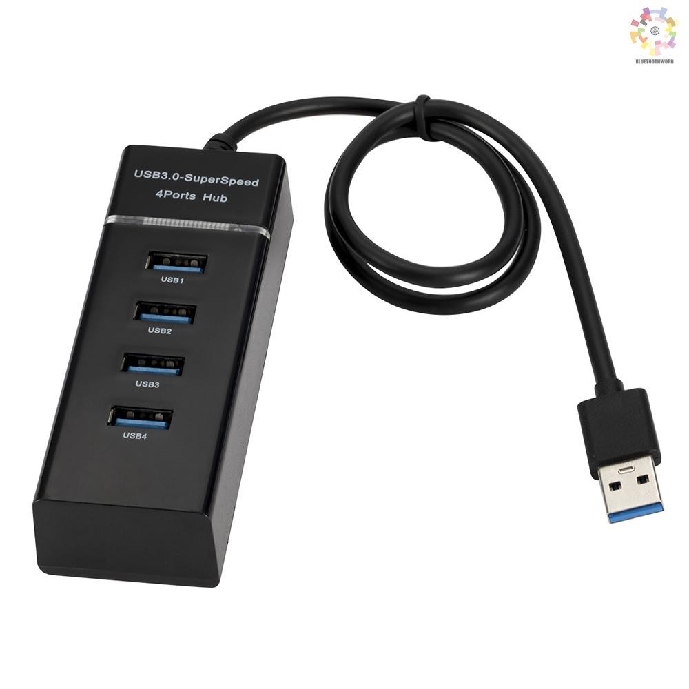 Alta Velocidade 4 Portas Usb 3.0 Hub Multi Splitter Expansão Hub Usb ...