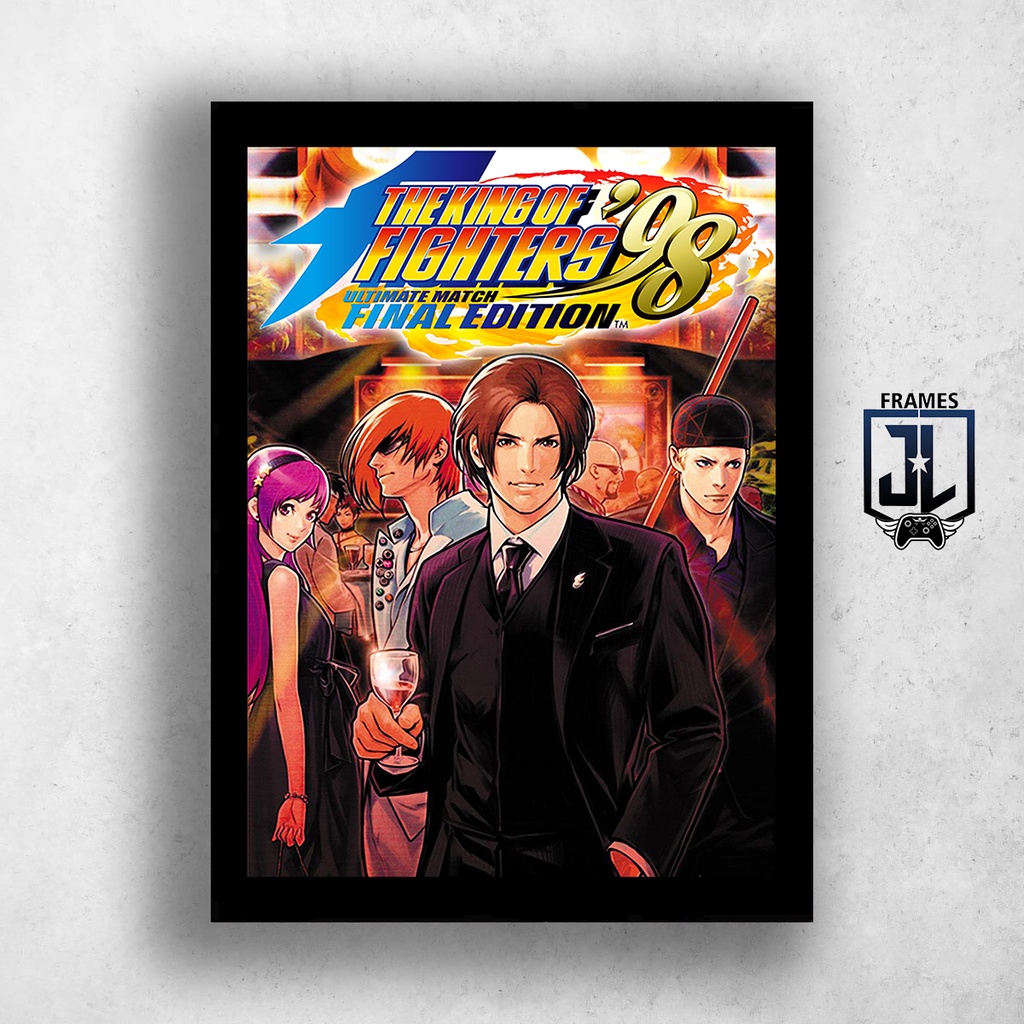 Quadros Decorativos The King Of Fighters - Arcade - Kof - TAM A3 A4 ...