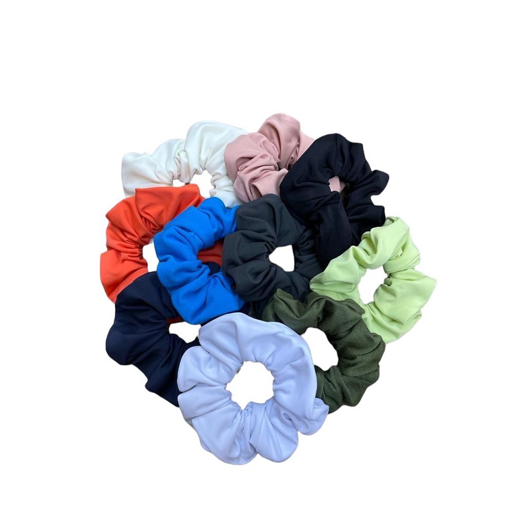 Kit 10 Xuxinhas Scrunchies de Poliamida Para Cabelos | Shopee Brasil