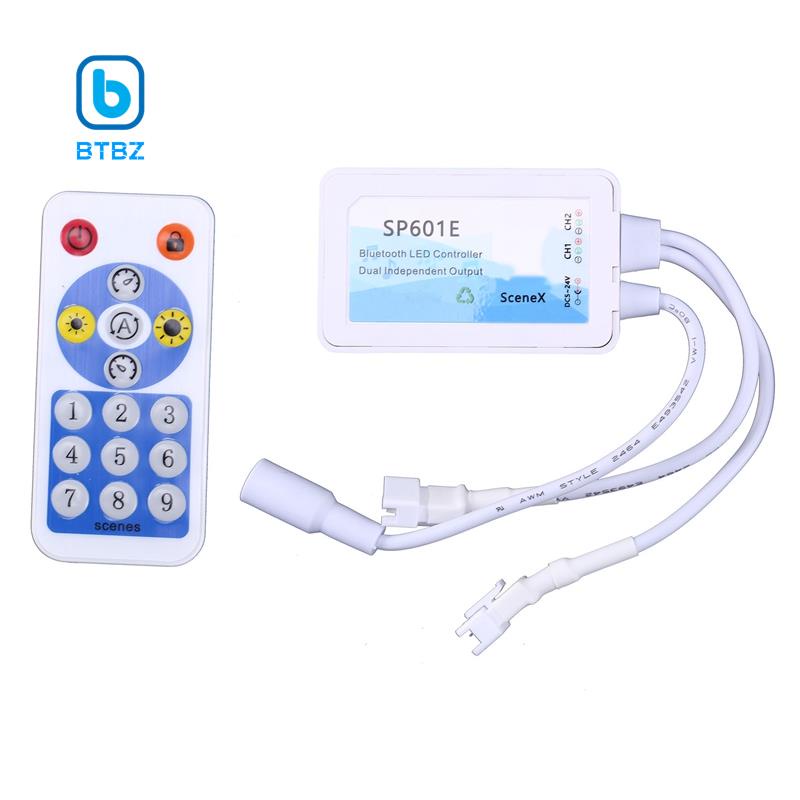 SP601E LED Música Controlador Bluetooth Sifonia Controle De Som ...