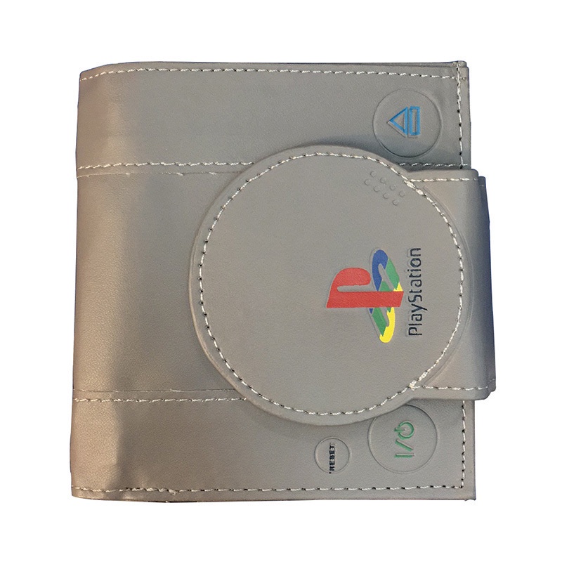 Playstation Game Console Nintendo Handle PVC/PU Carteira | Shopee Brasil