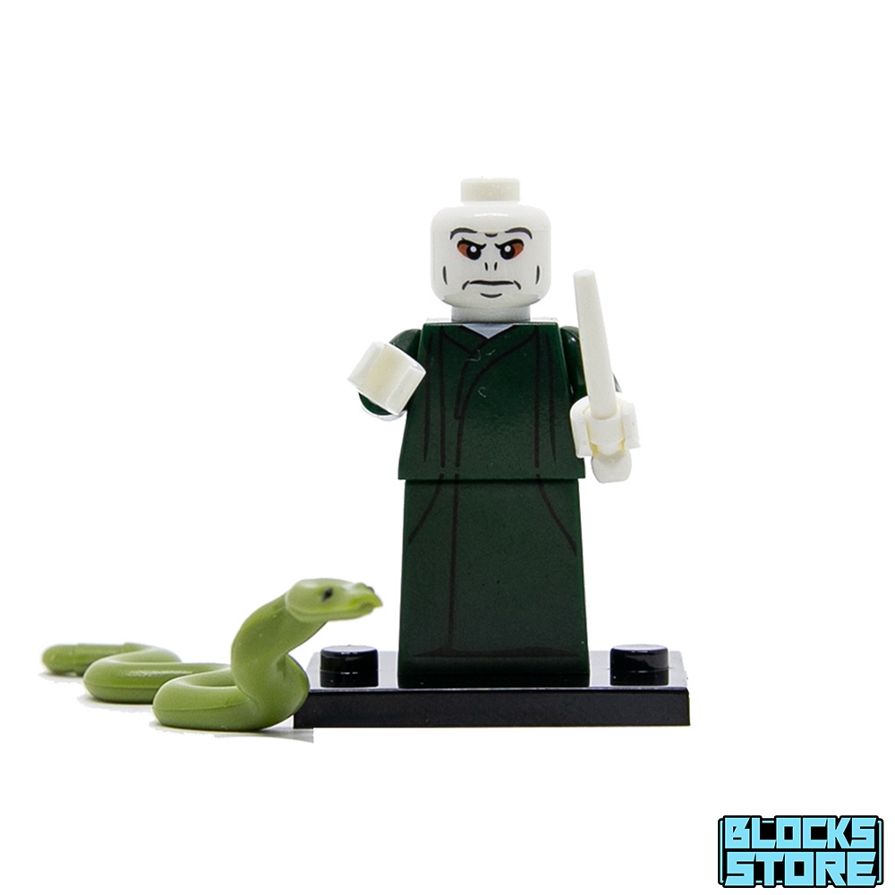 Mini figuras Saga Harry Potter blocos tipo lego - Voldemort | Shopee Brasil