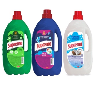 Lava Roupa Liquido Suprema 3 Litros | Shopee Brasil