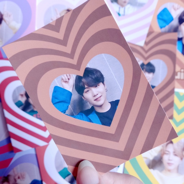 Kit 7 Cards e Mini Poster 10x14 BTS Butter BT21 Colors Kpop | Shopee Brasil