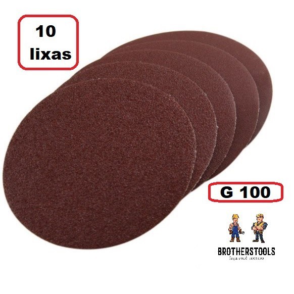 KIT DE LIXA VELCRO 125MM C/ 10 UN. | Shopee Brasil