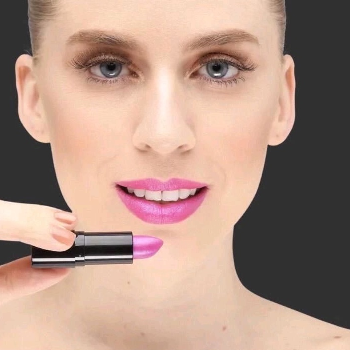 Baton Cintilante Kiss New York Ruby Kisses Rosa Shock | Shopee Brasil