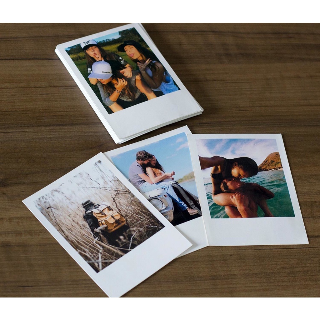 Polaroid Kit Com 30 Unid. Fotos REVELAÇÃO Impressa (Grátis Legenda ...
