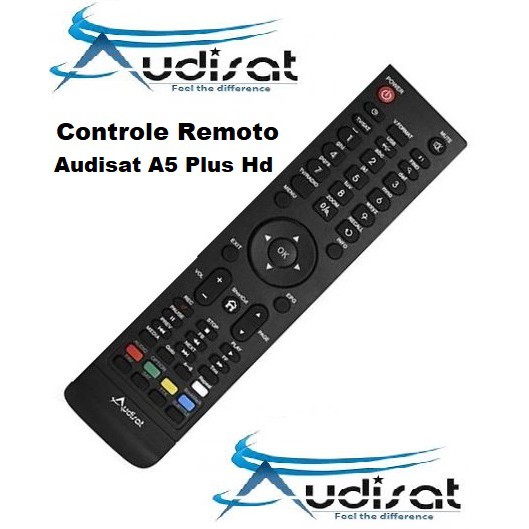 Controle Remoto Audisat A5 Plus Hd - ENVIO IMEDIATO | Shopee Brasil