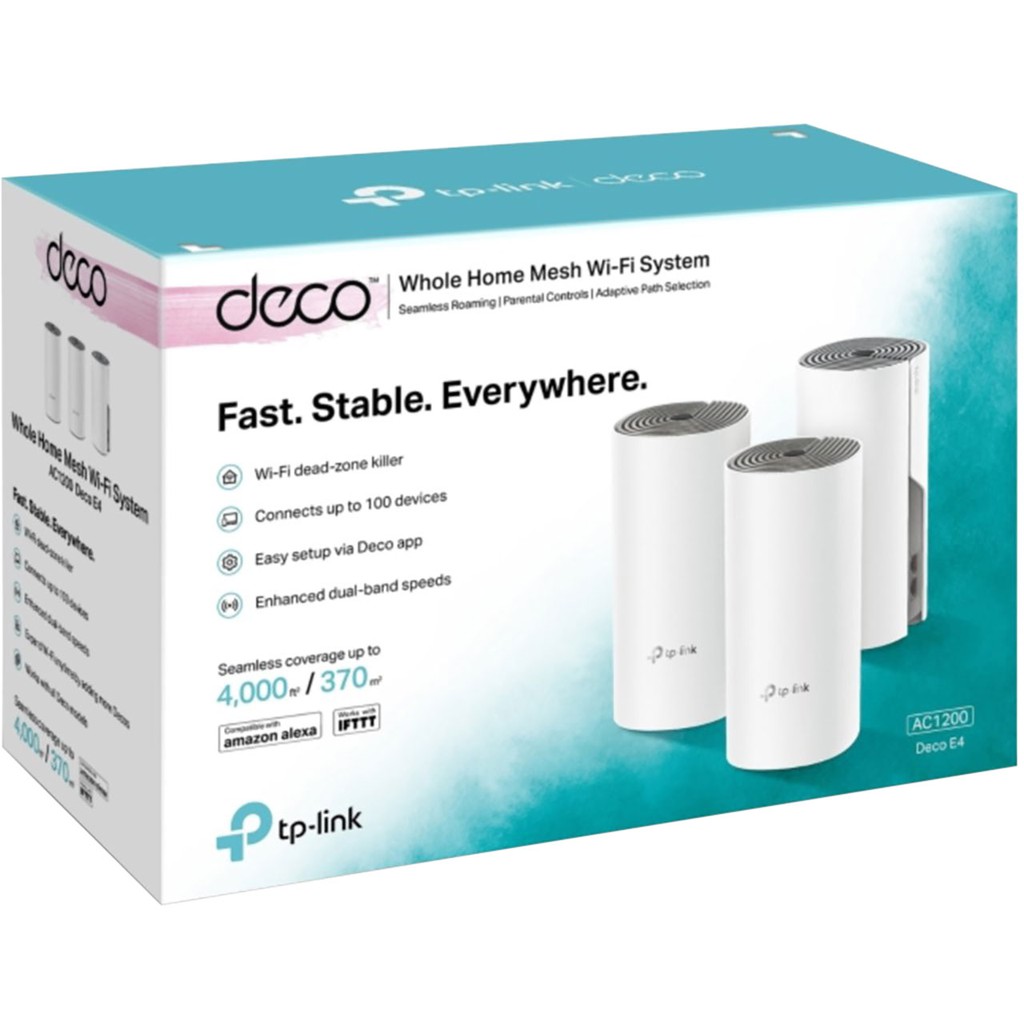 Access Point, Roteador, Sistema Wi-fi Mesh Tp-link Deco E4 Branco 100v ...