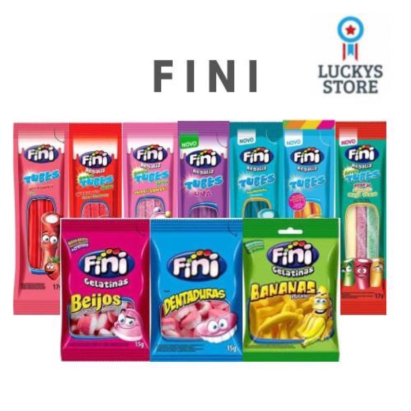 Fini Kit com 30 Unidades Sortidos Combo 15g/17g Tubes | Shopee Brasil