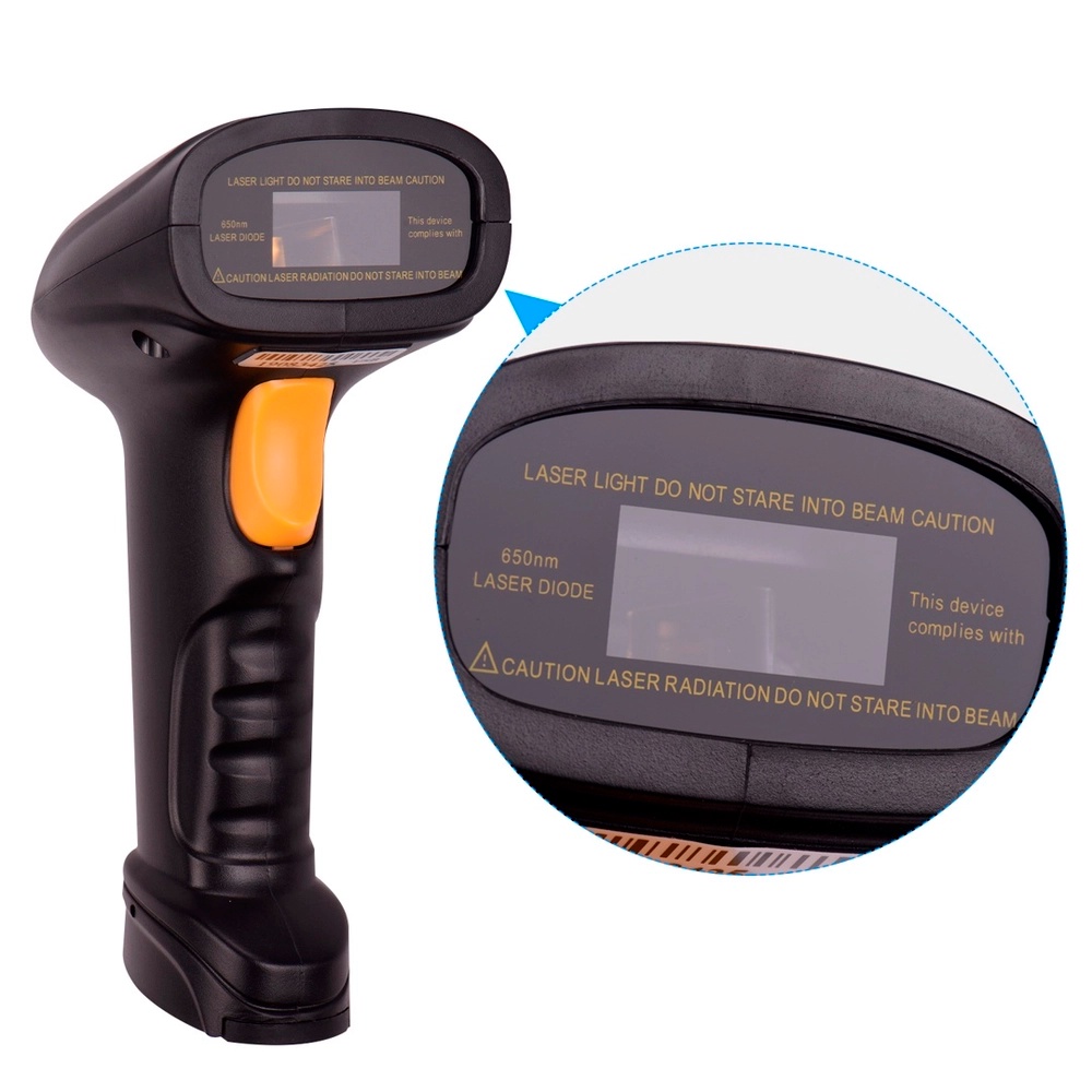 Leitor de Codigo de Barras YHD-8200 Barcode Scanner Com Cabo | Shopee ...