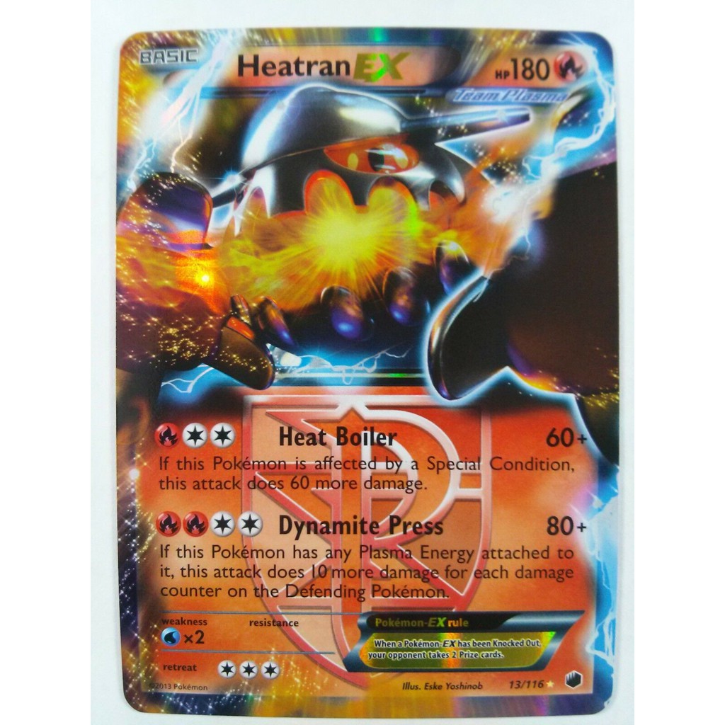 Pokemon Heatran EX Plasma Freeze | Shopee Brasil