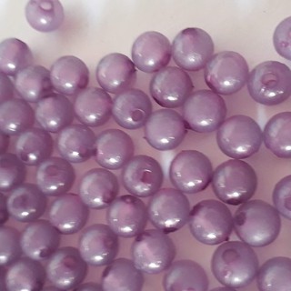 Pérola Roxa Claro Brilhante 6mm Pacote Com 50 Gramas | Shopee Brasil