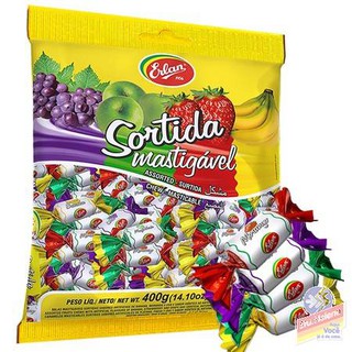 BALA MACIA SABORES SORTIDOS COM 600gr | Shopee Brasil