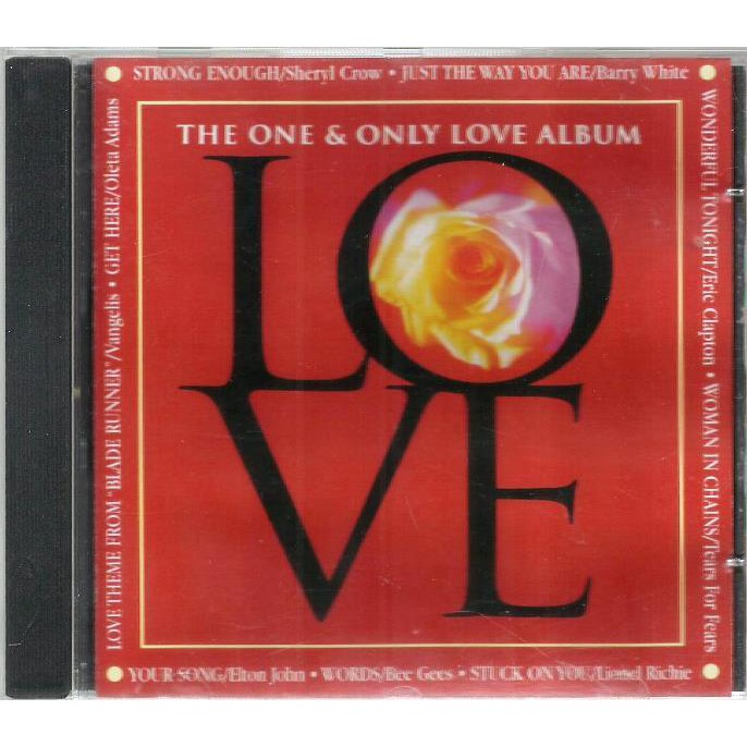 784 Mcd- Cd Original 1997- Love- The One & Only Love Álbum- Coletânea ...