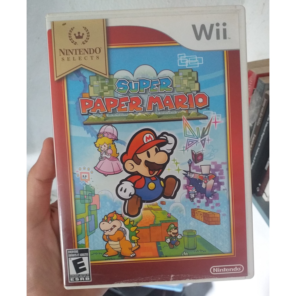 Jogo Super Paper Mario - Nintendo Wii | Shopee Brasil